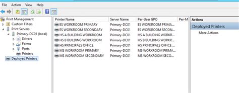 Printer Gpos Not Showing Up On District Computers Windows
