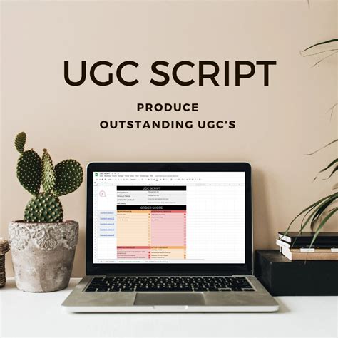 UGC Creator Script Etsy