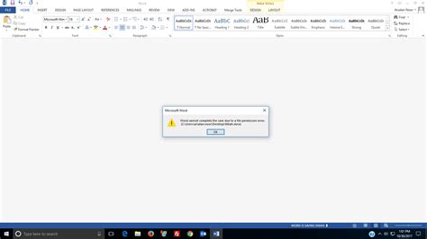 Word Cannot Complete The Save Due To A File Permission Error Ngolongtech