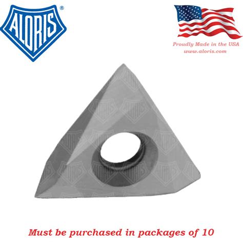 External Vertical 60° Triangular Threading Insert Tnmc 32nv A2 Aloris