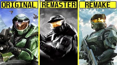 Halo Original Vs Remaster Vs Remake Graphics Comparison