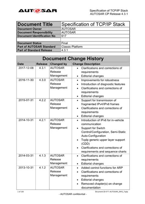 Specification Of Tcp Ip Stack Docslib