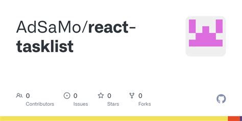Github Adsamoreact Tasklist