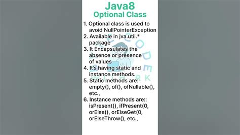Java8optional Class Shorts Youtubeshorts Trendingshorts Java Java8 Optionalclass Youtube