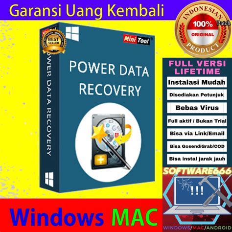 Jual Software Recovery Data Hilang Minitool Power Data Recovery 2020 [win] Shopee Indonesia