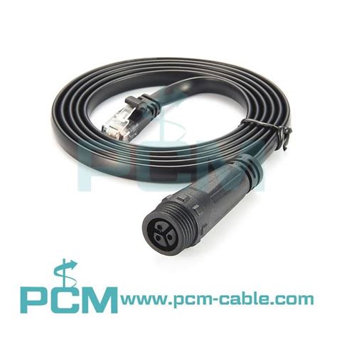 Customized Rj12 To Threaded Waterproof Connector Converter Cable Suppliers Manufacturers