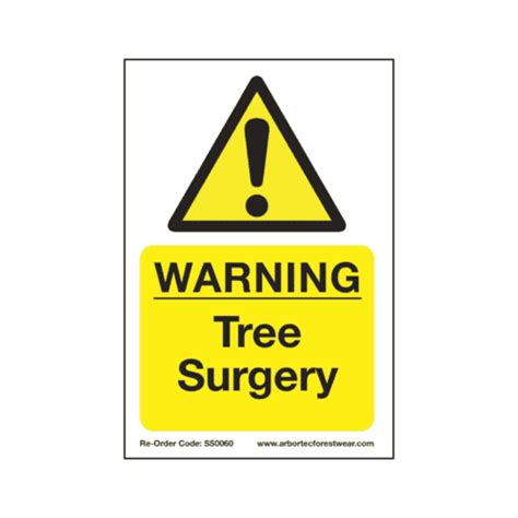 Fluted Board Sign Tree Surgery Sorbus International Ltd