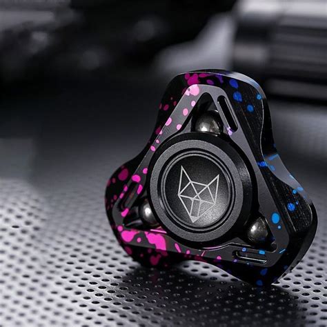 ส่องสว่างปลายนิ้ว Gyro ชุด Edc Gyroscope อยู่ไม่สุขของเล่นโลหะมือปั่นเด็กความเครียดบรรเทาการจัด