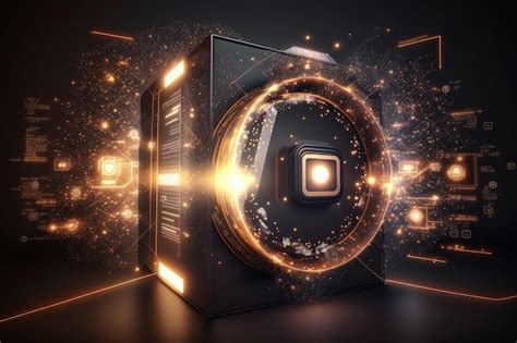 Premium Photo Futuristic Big Data Visualization Concept Visual Information Complexity