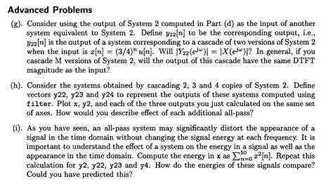 Solved 5 3 Discrete Time All Pass Systems This Exercise