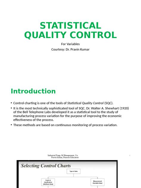 4 Lect Sqc Variables Pdf Standard Deviation Sampling Statistics