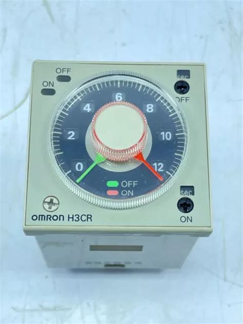 Omron H3cr F8 Solid State Twin Timer Relay 100to240vac 50 60hz 12s To