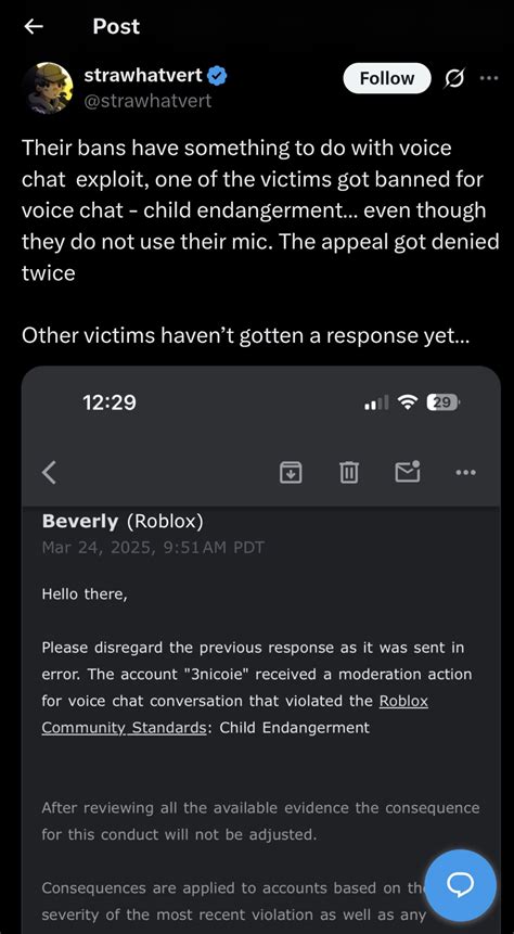 There Has Been A Ban Exploit Method Going Around That Affected My Main Account And Others Page