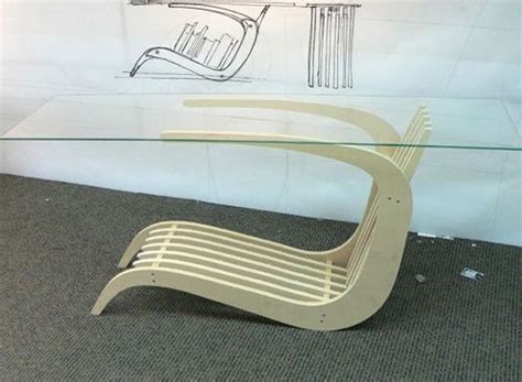 CNC Experiment Console Table Cnc Furniture Furniture Plywood Furniture