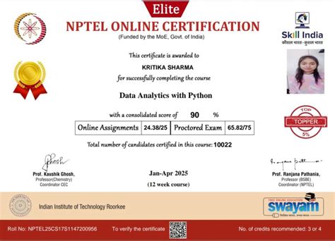 Dataanalytics Python Nptel Iitroorkee Lifelonglearning Skillindia