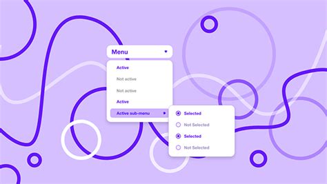 Multi Level Nested Dropdown Menu On Behance