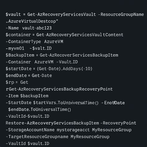 How To Restore An Azure Vm Os Disk Using Azure Powershell Cpi Consulting