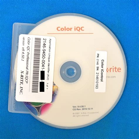 X Rite Color Iqc Pro Ver 9 4 50 1 Quality Control And Quality Assurance Software