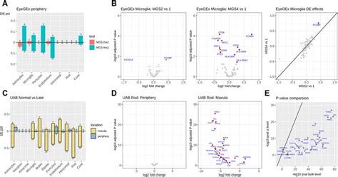 implication of specific retinal cell type involvement and gene