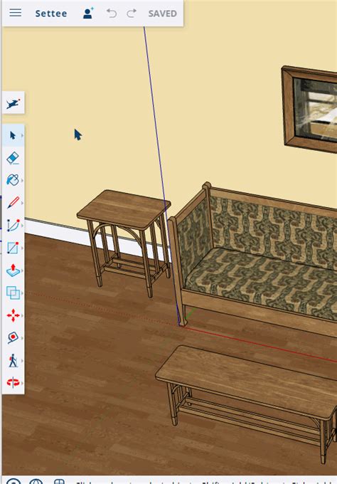 Outer Wall Disapering Instead Of Only One Wall Of Rectangle SketchUp