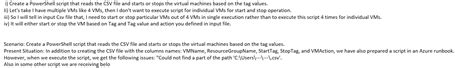 Scenario Create A Powershell Script That Reads The Csv File And Starts Or Stops The Virtual