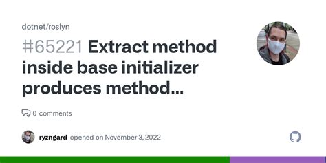 Extract Method Inside Base Initializer Produces Method Without Return Type · Issue 65221