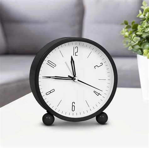 Iron Analog Desk Clock Shape Round At ₹ 190piece In Surat Id 2854075872530