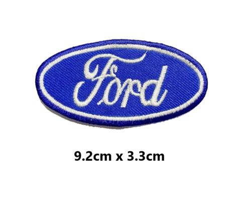 Ford Logo Motor Sports Car Brand Patch Embroidered Sew On Iron On Patches Badges Eur 4 14