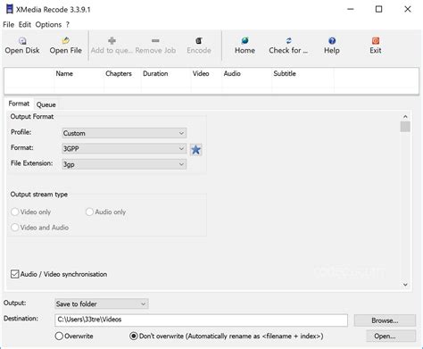 Screenshots For Xmedia Recode 3 6 0 7