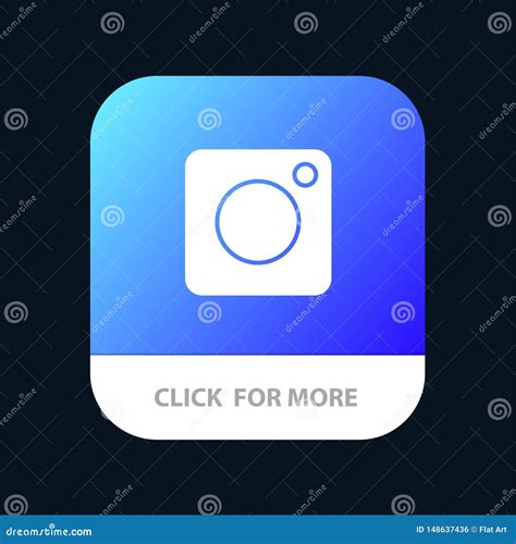 camera instagram photo social mobile app button android and ios glyph version editorial
