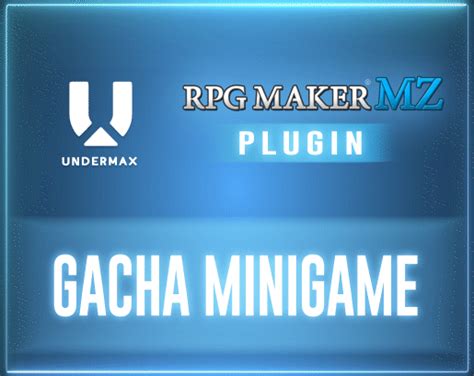 RPG MAKER MZ Plugin Gacha Minigame By Undermax