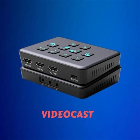 VIDEOCAST 2 Channel HDMI USB 3 0 Video Capture Card Device With Loop Out Mixer For Live