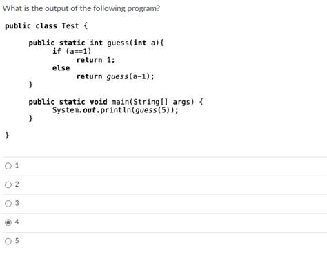 Solved Consider The Following Method Public Static Int Chegg