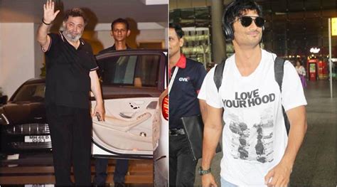 Celeb Spotting Sidharth Malhotra Rishi Kapoor Sushant Singh Rajput And Others Entertainment