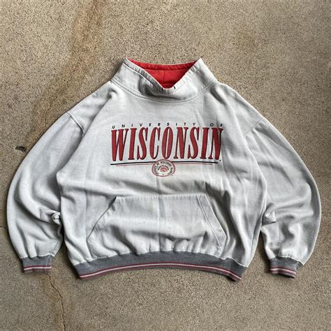 Vintage 90s University Of Wisconsin Badgers Depop