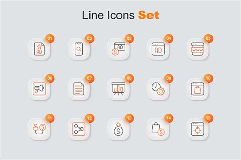 라인 목표 재정 목표 쇼핑백 및 달러 재무 성장 공유 인적 돈 온라인 화면 시간 관리 및 그래프 차트 아이콘이 있는 보드를 설정합니다 벡터 자석에 대한 스톡 벡터 아트 및