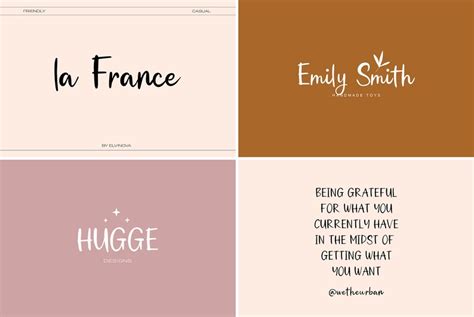 The Font Bundle Script Font Collection Handwritten Etsy