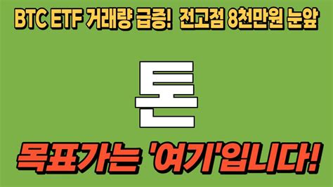 코인 톤 톤 코인분석 목표가를 이끄는 성장 엔진 발견 Youtube