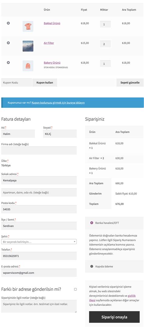 How To Show Woocommerce Checkout Form And Cart On The Same Page Wp Servis