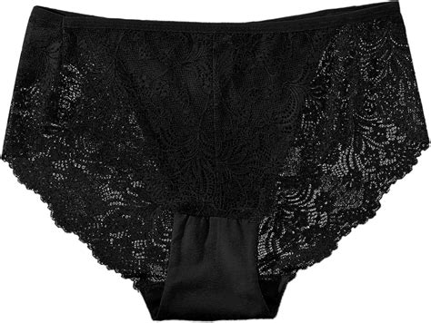 Sexy Womens Lace Underwear High Wasited See Through Panties High Cut
