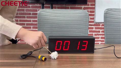 4 Digit Project Obstacle Counter Display With Infrared Proximity Sensor