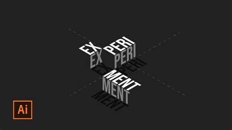 Isometric Text Effect Adobe Illustrator Tutorial YouTube