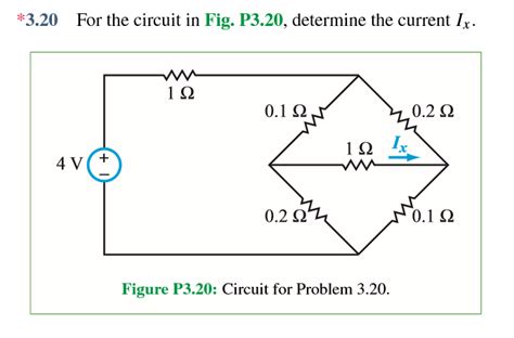 Solved For The Circuit In Fig P3 20 Determine The Current