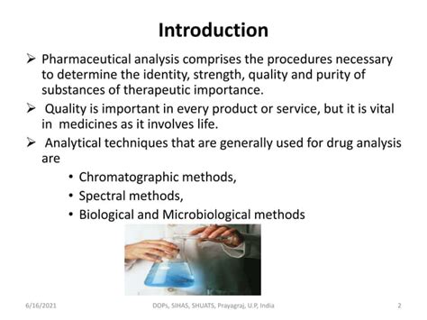 Analytical Method Development And Validation Of Uv Visible Spectroscopy Pptx Chemistry Science