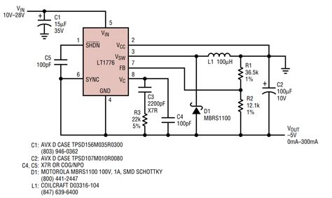 circuit diagram high voltage switching regulator circuit diagram