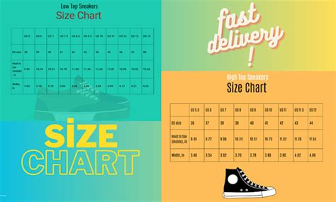 Make An Attractive Size Chart Or Size Guide By Hilalozkara Fiverr