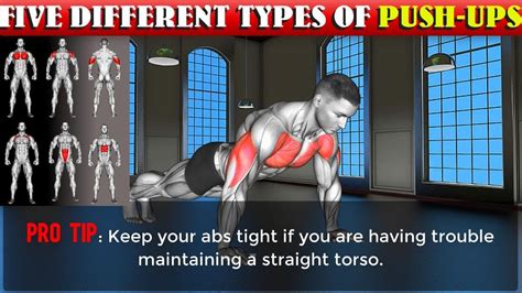 Here Are Five Different Types Of Push Ups That You Can Do At Home Amazing Tips Youtube