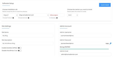 Cara Install Wordpress Di Subdomain Melalui Cpanel