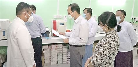 ပဲခူးတိုင်းဒေသကြီးရှိ ပြည်သူ့ဆေးရုံများအား ကျန်းမာရေးဝန်ကြီးဌာန ပြည