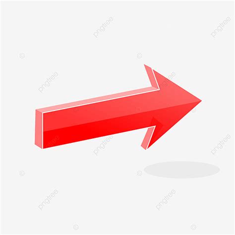 3d 빨간색 화살표 다음 기호 로열티 Vcetor Png 화살표 일러스트 다음 화살표 3d 화살표 다음 아이콘 3d 화살표